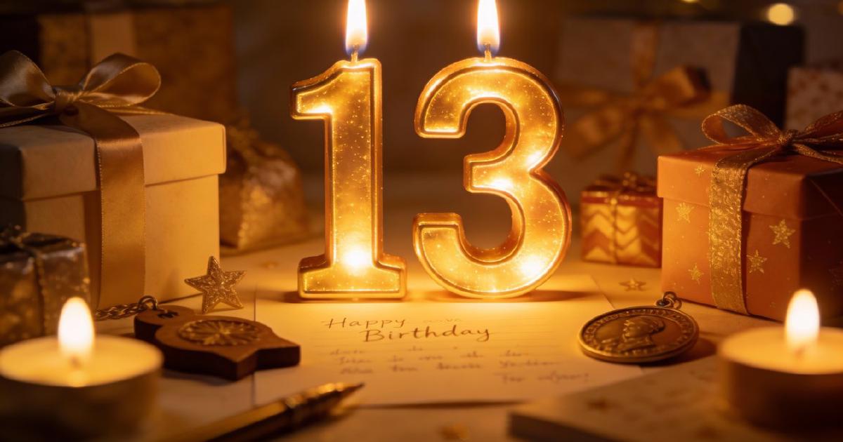Birthday Number 13 Meaning - Born on the 13th